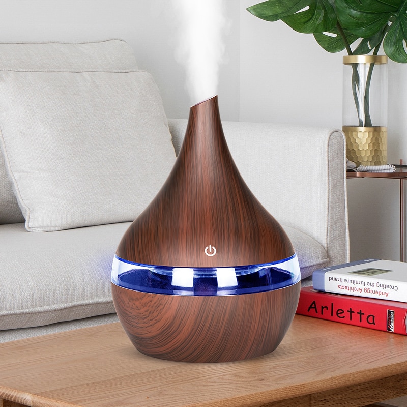 Wood Aromatherapy Air Humidifier - Shopsy Adore